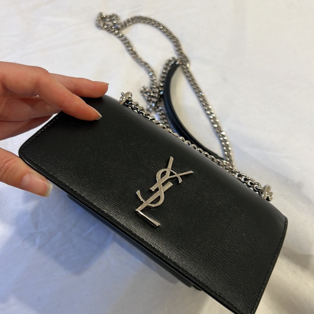 Ysl Mini Kate Black/Silver *Rare* - Gem